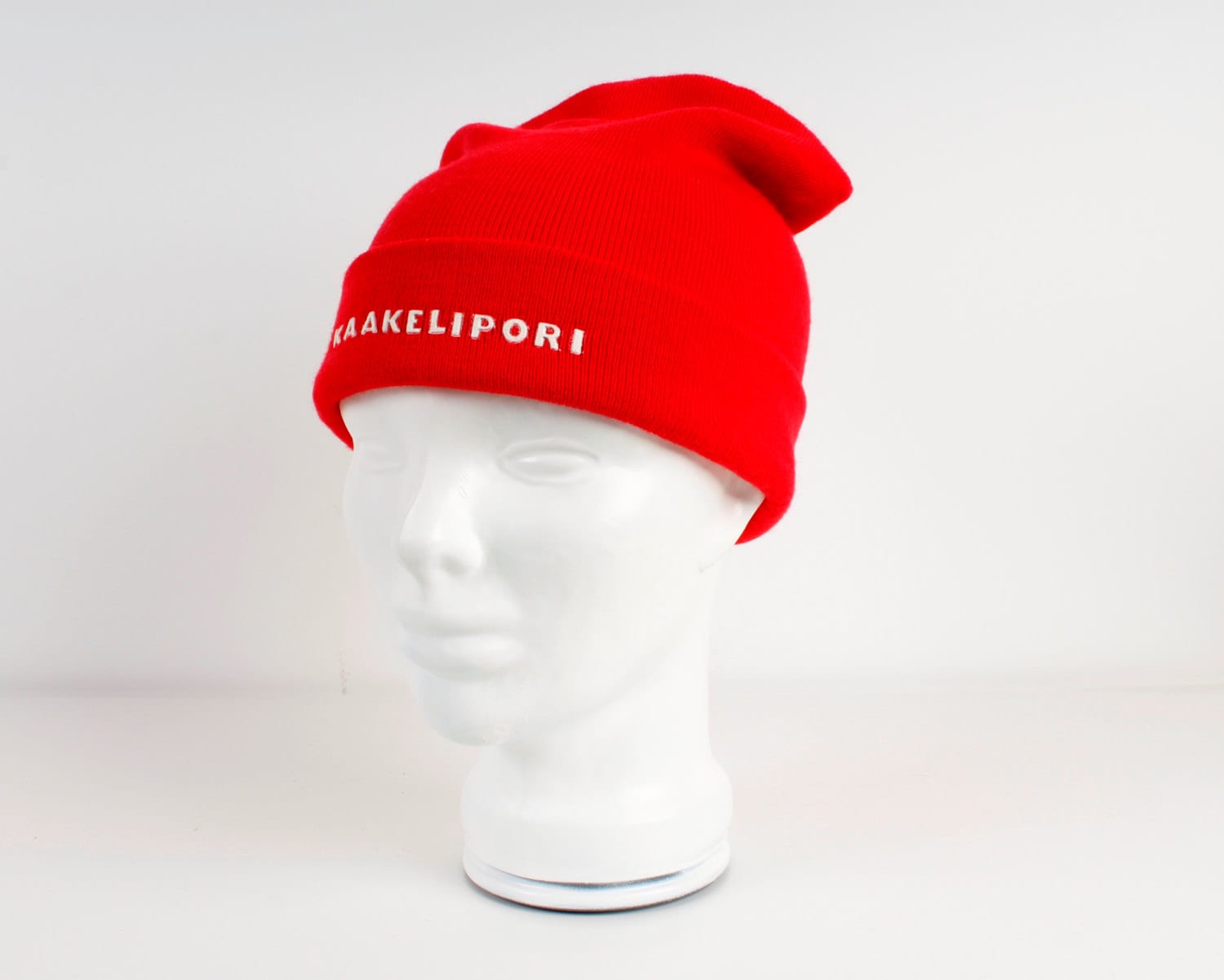 90s 80s Red Knitted Hat Retro Ski Suit Winter Hat Skull Caps | Etsy