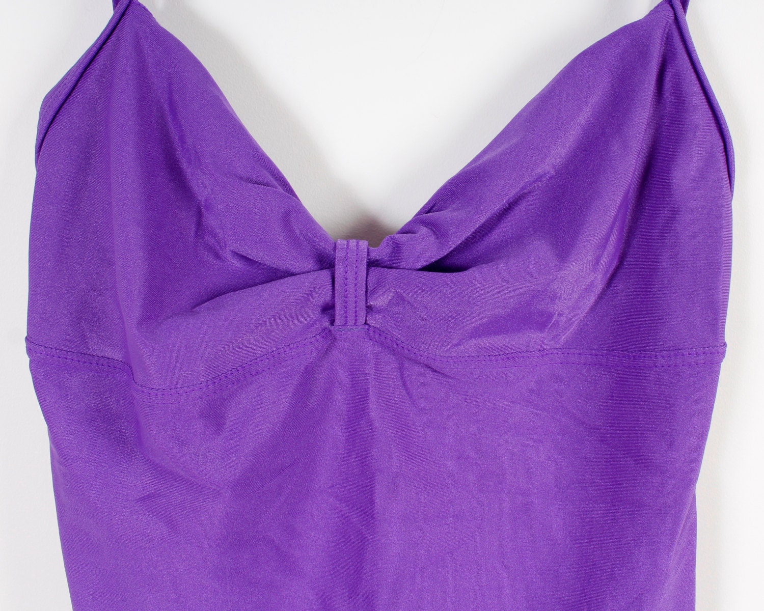 One Piece Swimsuit / 70s 80s Style Swimsuit / Violet Purple Swimwear ...