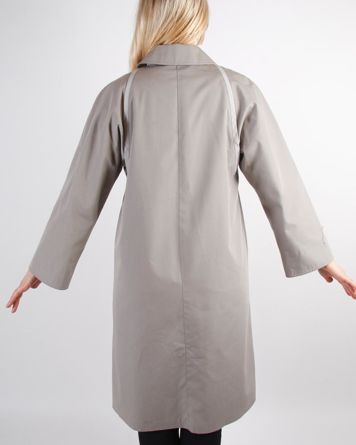 Classic Grey Trench Coat Women's Knee Length Overcoat Raincoat - Etsy