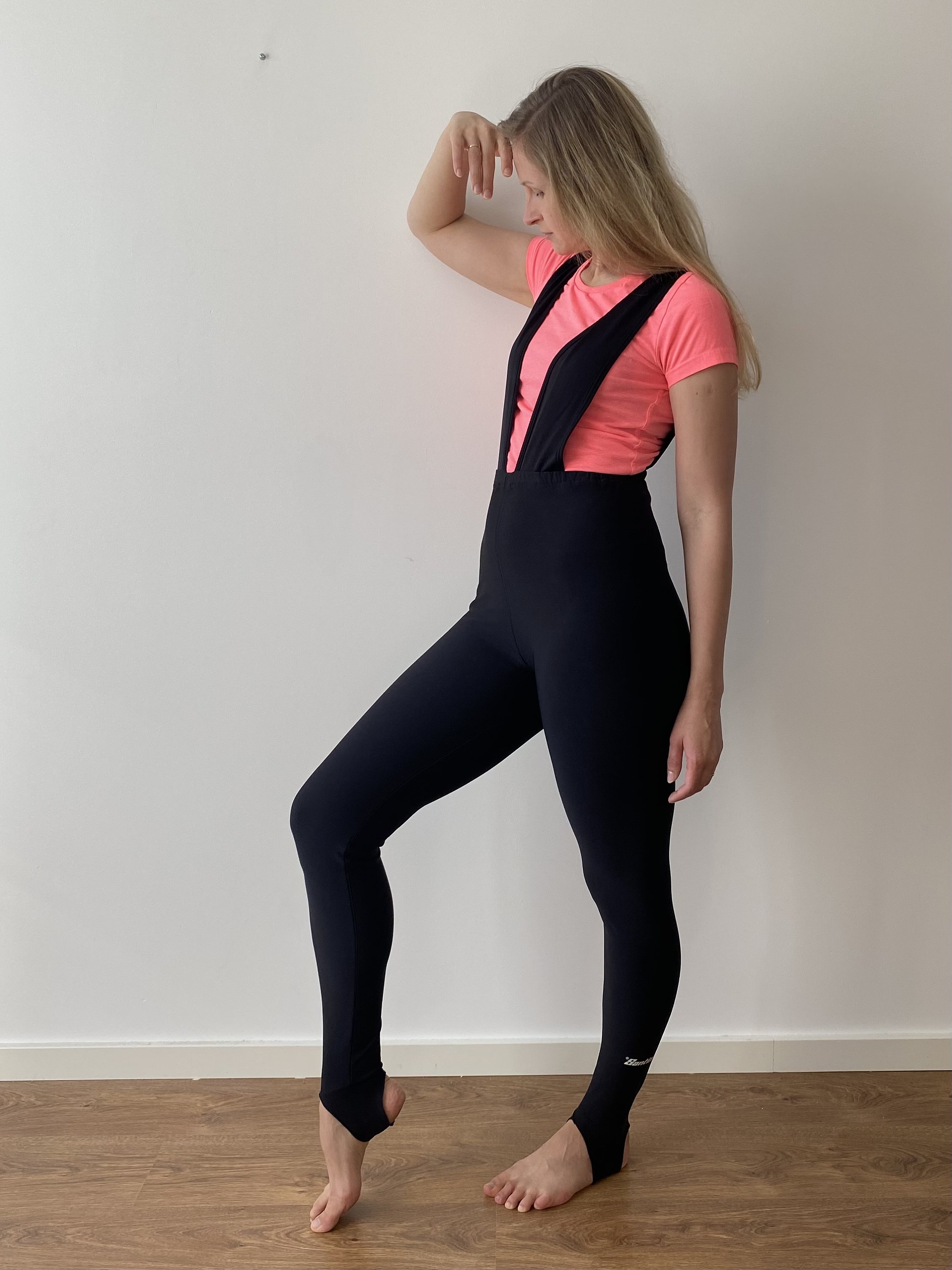 SANTINI Bodysuit Overall Workout One Piece Suit Bodywear Spandex Black ...