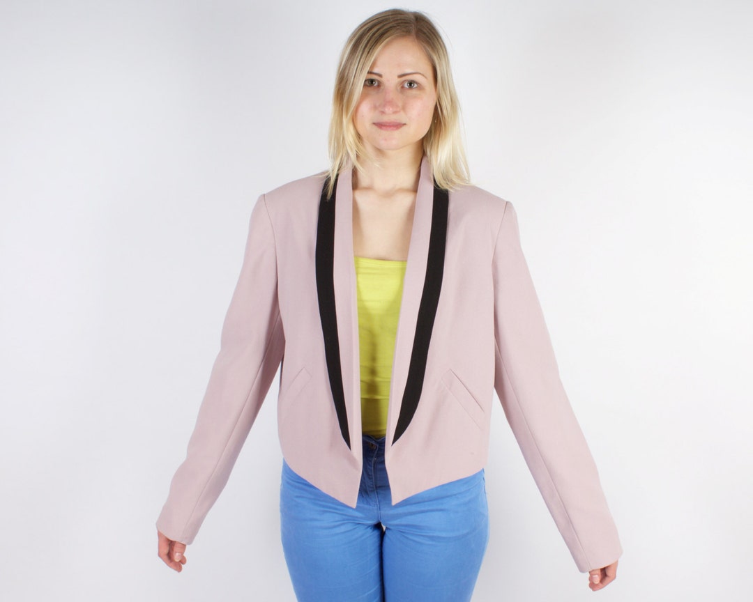 Retro Light Purple Jacket: 70s 80s Style Cardigan (size 18UK) - Etsy