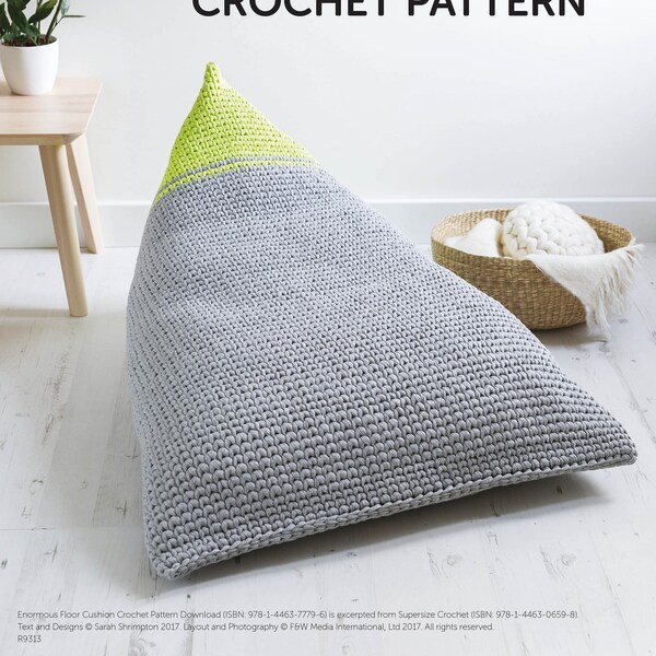 Crochet Ottoman Pattern - Etsy
