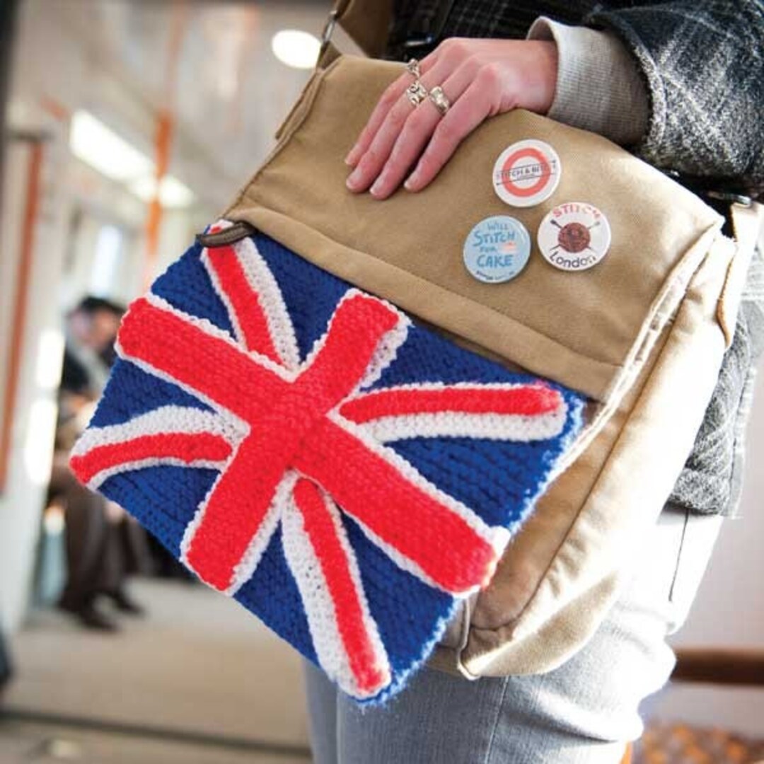 Union Jack Bag Décor Knitting Pattern Download - Etsy
