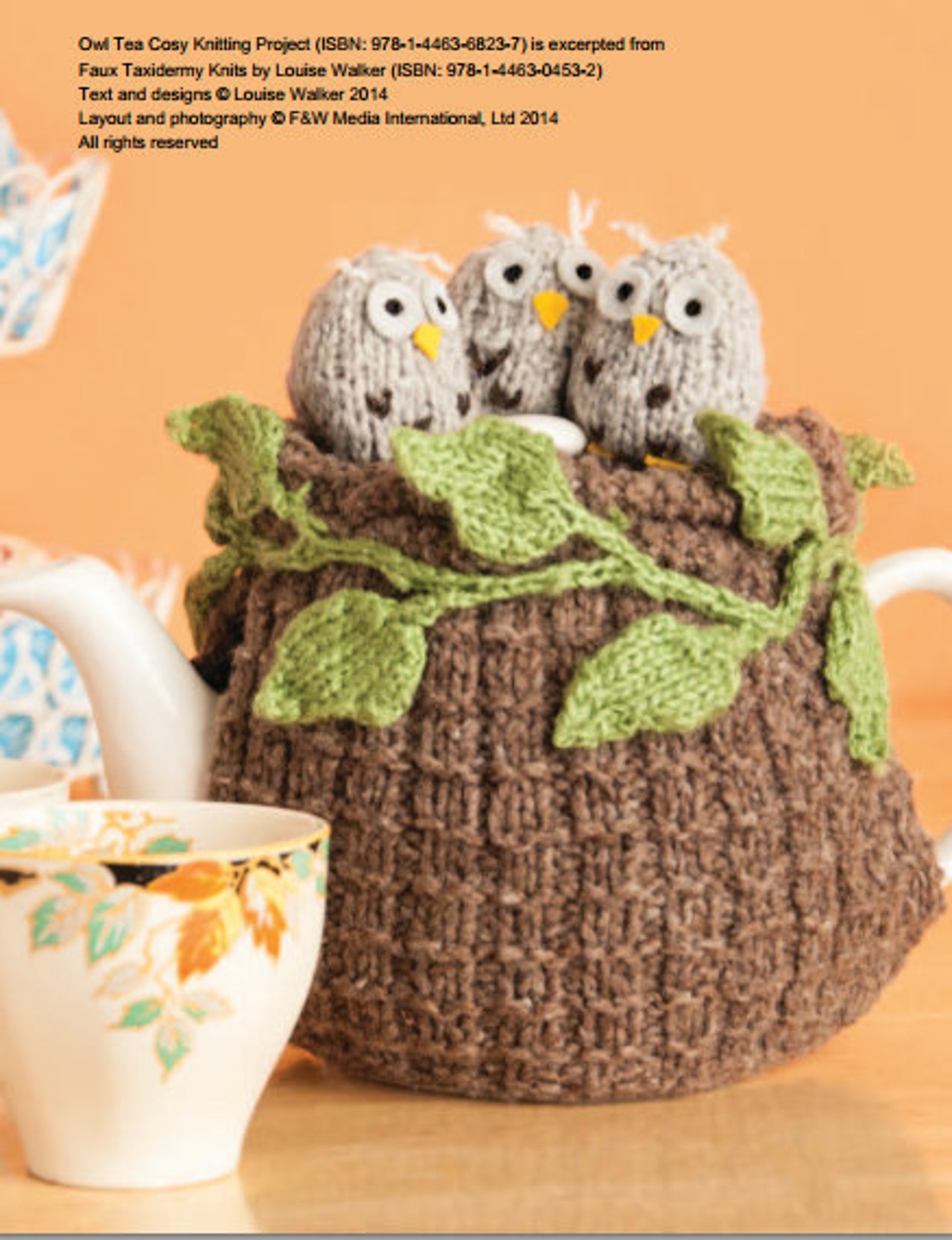 Owl Tea Cosy Knitting Pattern Download | Etsy