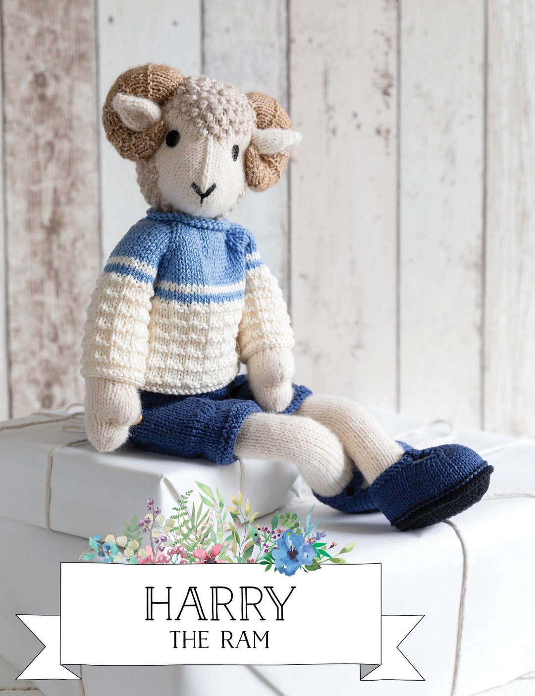 Harry the Ram: Knitting Pattern Download - Etsy