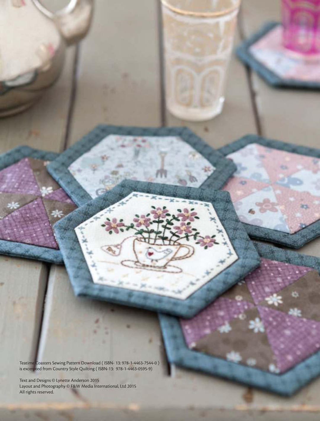 Teatime Coasters Sewing Pattern Download - Etsy