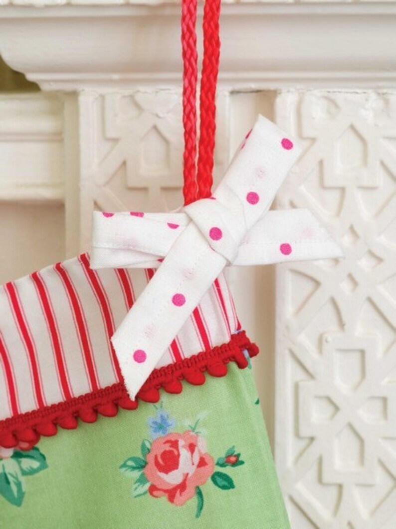 Jolly Holly Stocking Sewing Pattern Download - Etsy