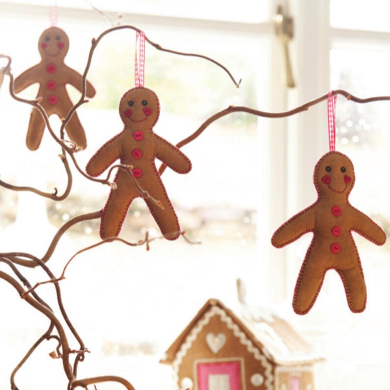 Gingerbread Men Sewing Pattern Download - Etsy