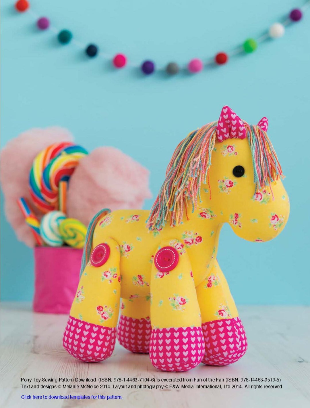 Pony Toy Sewing Pattern Download - Etsy Australia