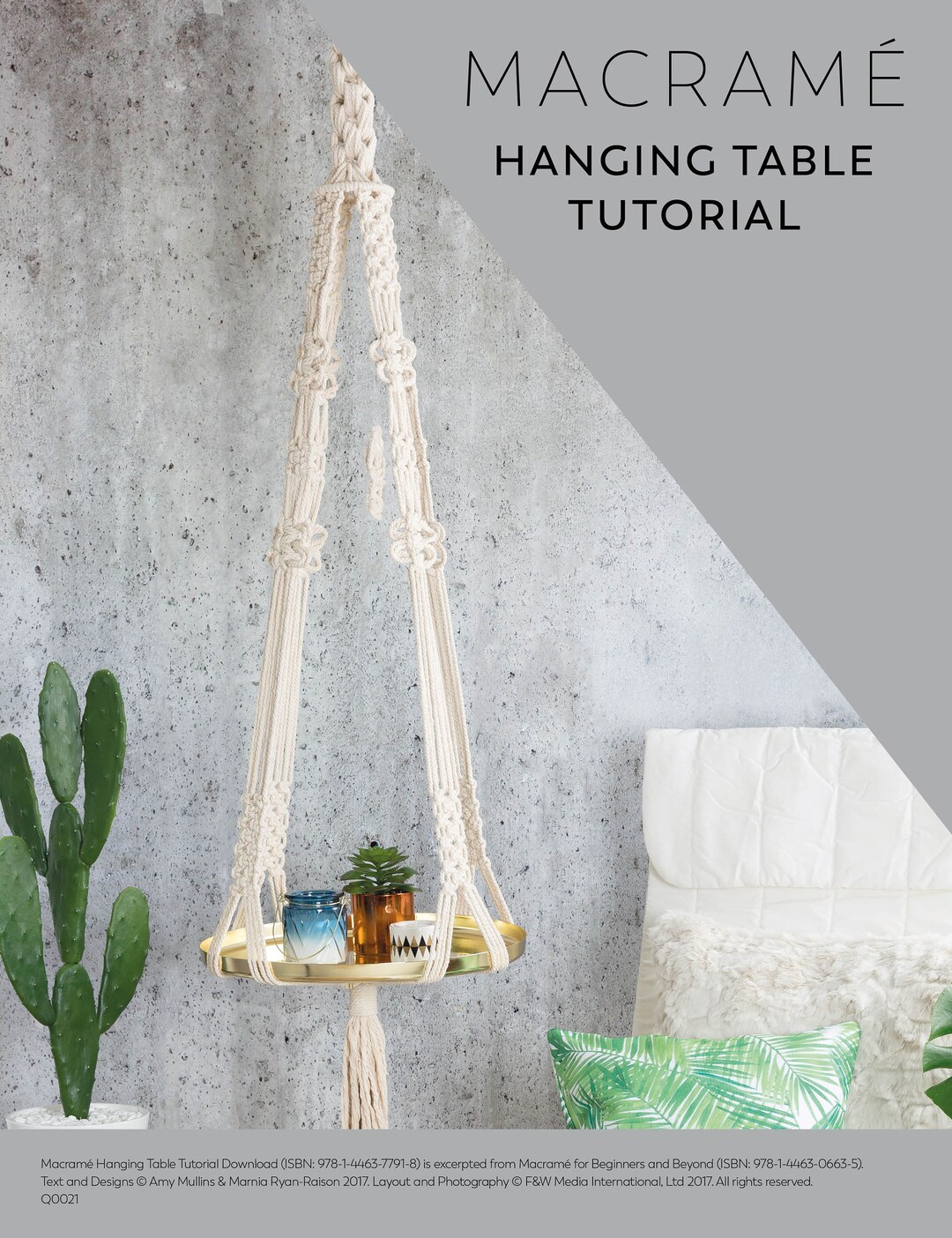 Macrame Hanging Table Tutorial Download - Etsy Australia