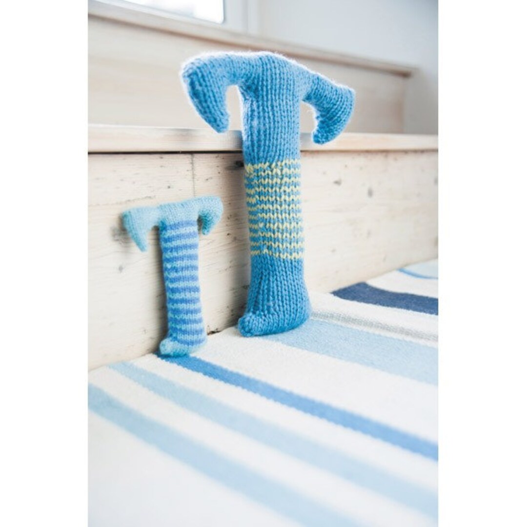 Knitted Letter T Knitting Pattern Download - Etsy