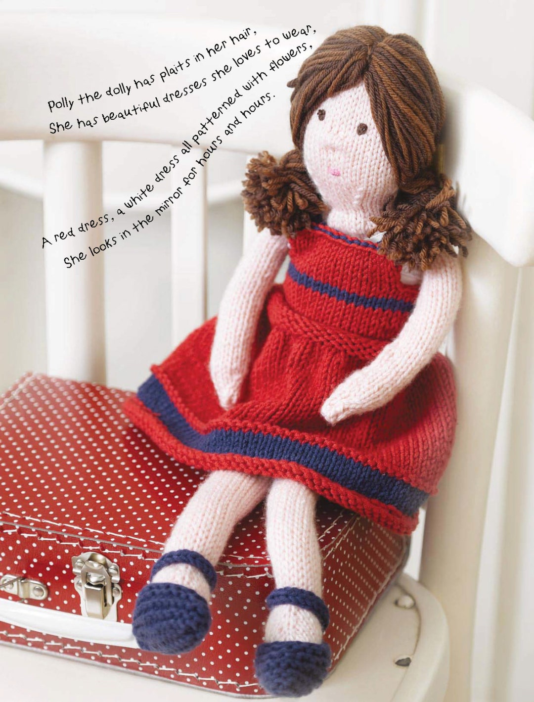 Polly the Dolly Toy Knitting Pattern Download - Etsy