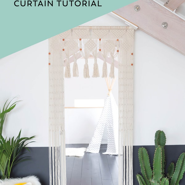 Macrame Curtain - Etsy