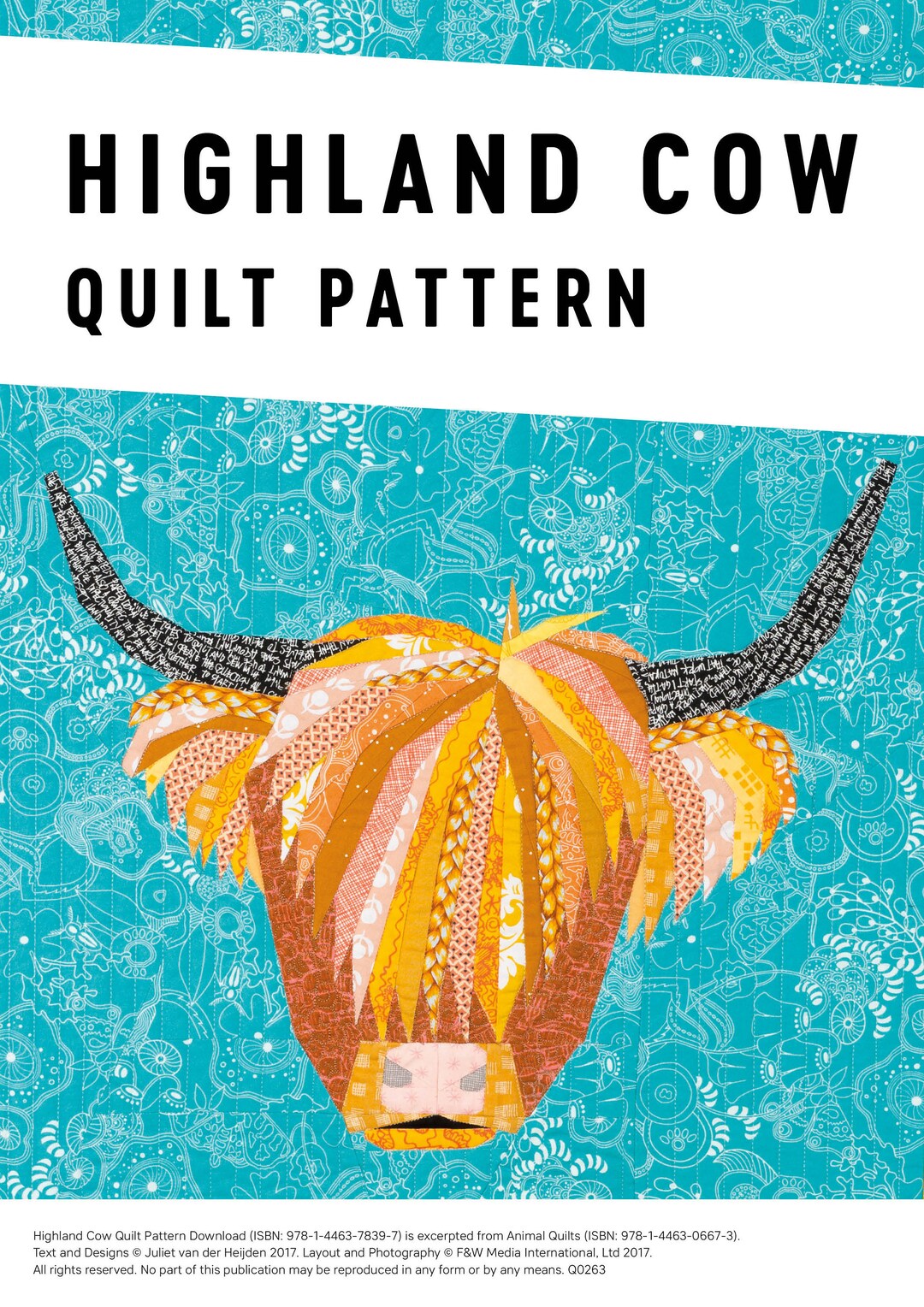 Highland Cow Quilt Pattern Download - Etsy New Zealand