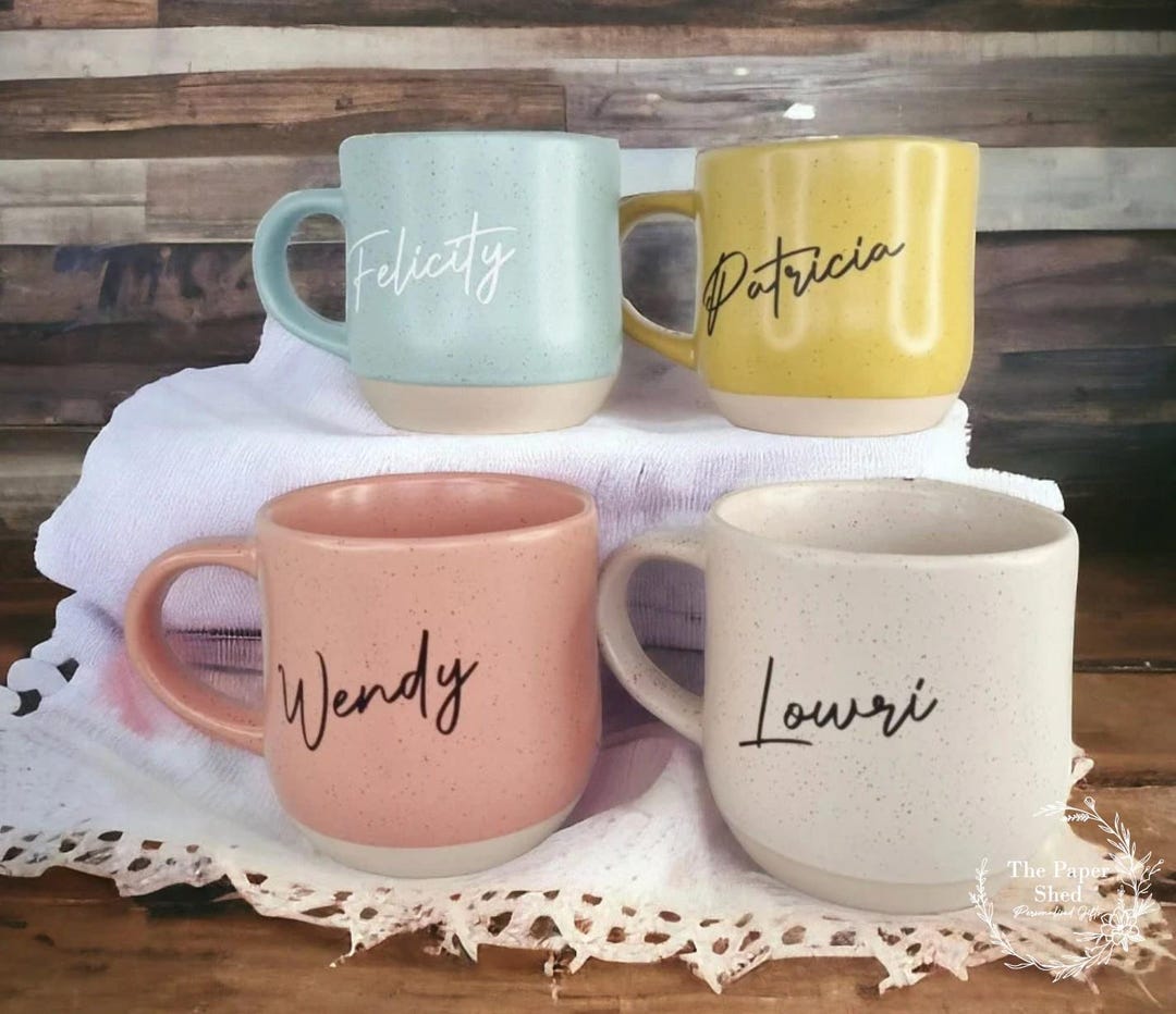 Personalised Biscuit Base Name Mug Birthday Gift Wedding - Etsy