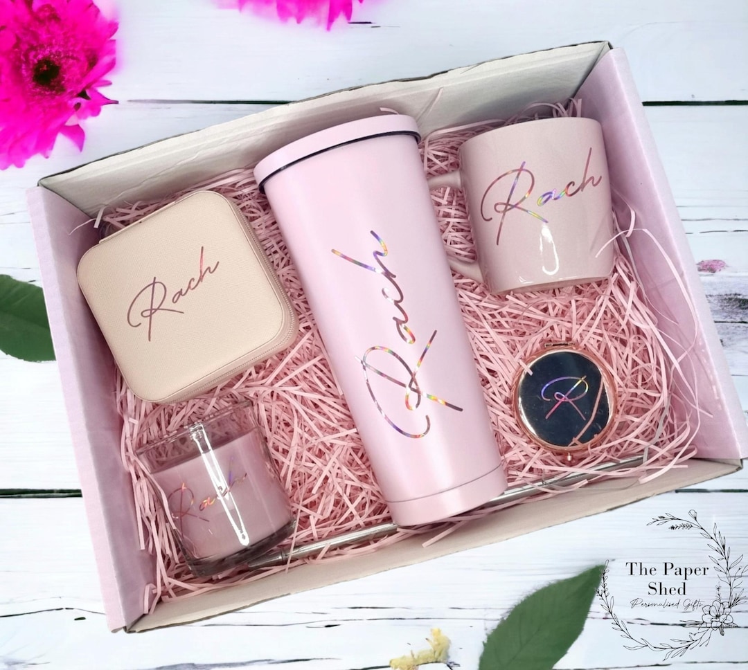 Personalised - Gift Set - Birthday Present - for Her- Hamper - Purple ...