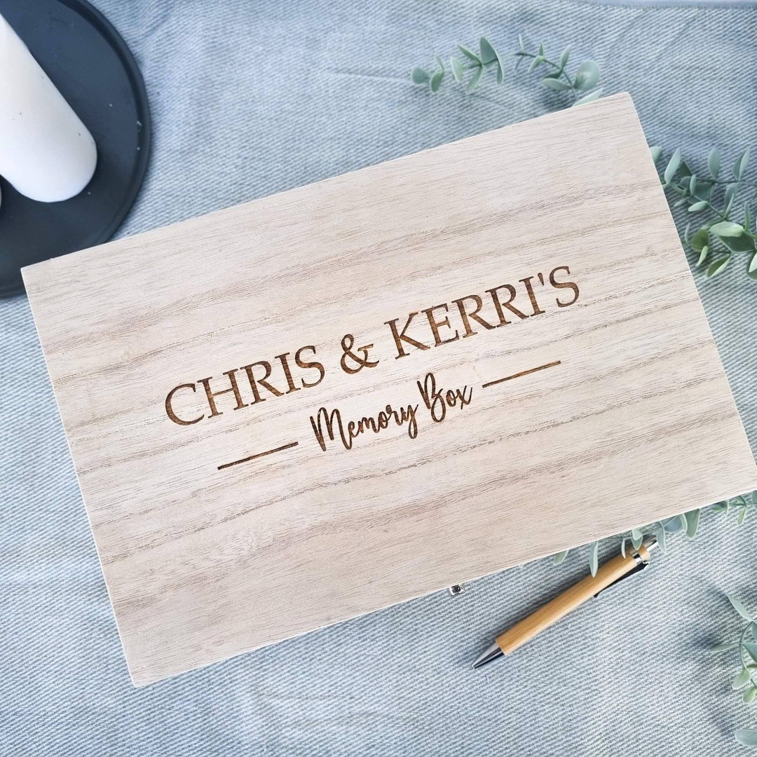 Couples Memory Keepsake Box - Etsy UK