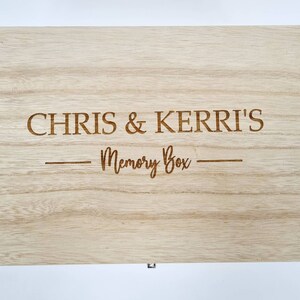 Couples Memory Keepsake Box - Etsy UK