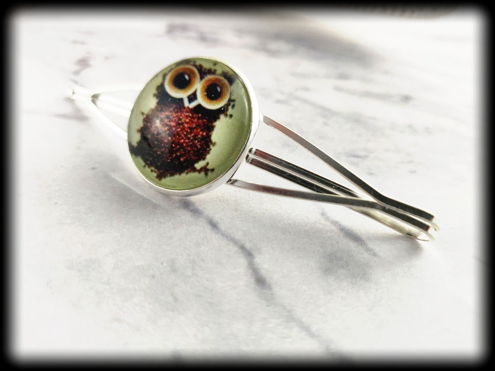Hair Slide Owl Art Hair Clips for Women Beauty Owl Design Hair - Etsy