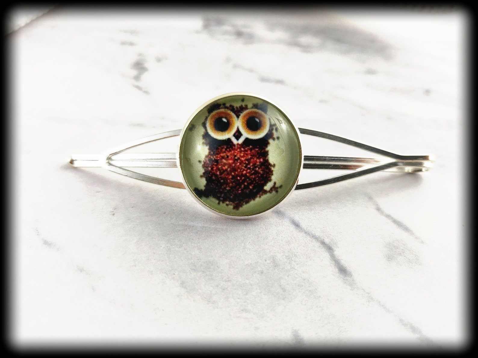 Hair Slide Owl Art Hair Clips for Women Beauty Owl Design Hair - Etsy