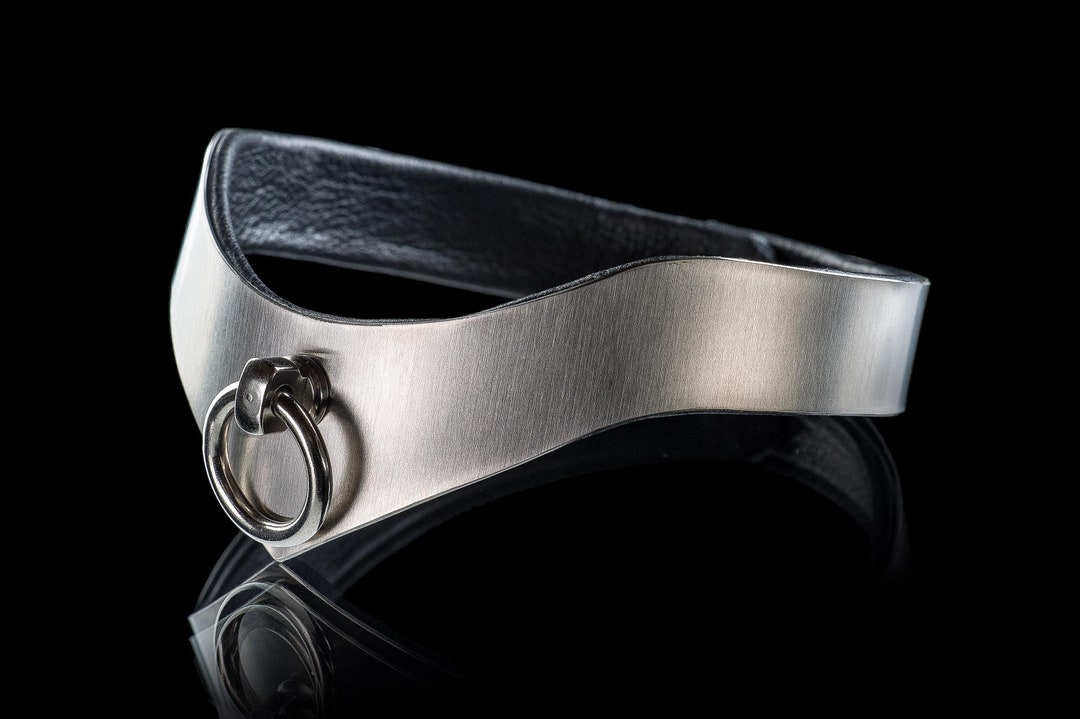 Custom Stainless Steel Collar With Large O Ring - Your Custom-made BDSM ...