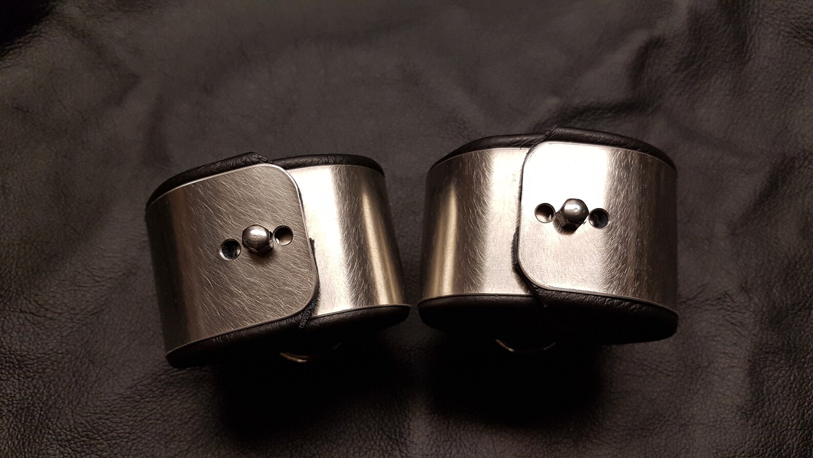 Handcuffs Wristcuffs Stainless Steel Massive Chains Custom | Etsy