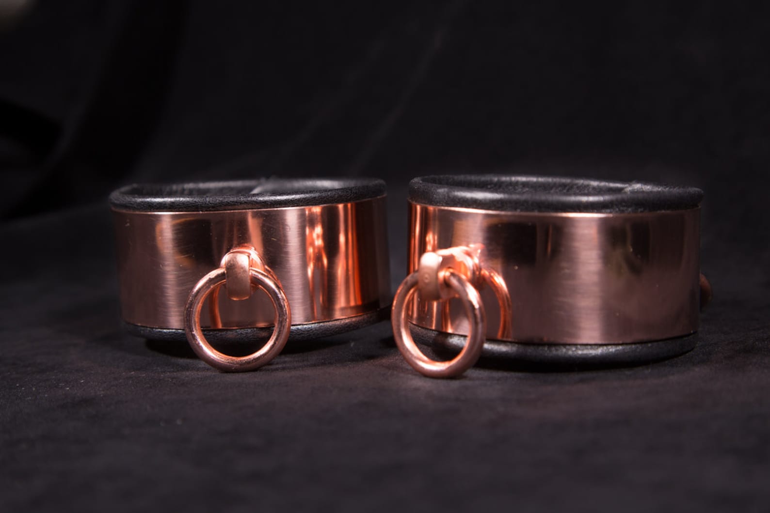 Handcuffs Wristcuffs Stainless Steel Copper-plated Coppered - Etsy