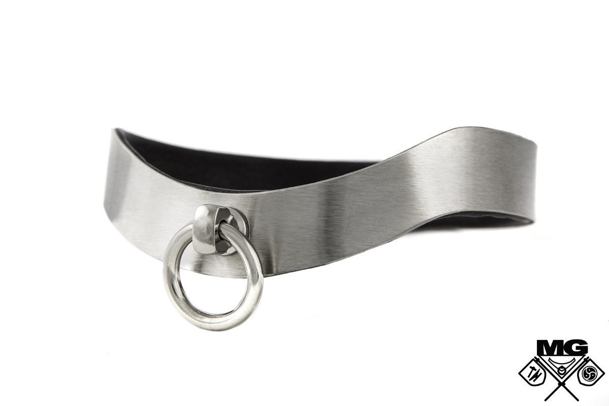 Collar Stainless Steel Lockable BDSM Story of O Neck Corset Choker ...