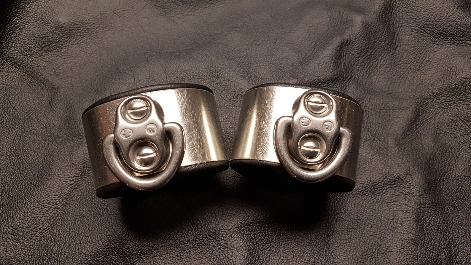 Handcuffs Wristcuffs Stainless Steel Massive Chains Custom | Etsy