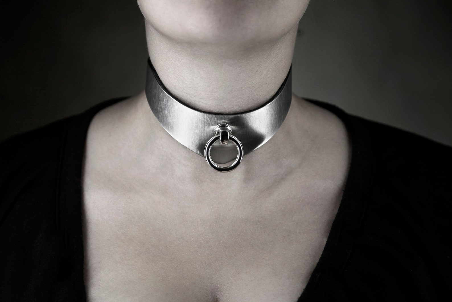 BDSM Collar Metal Women Lockable - Etsy