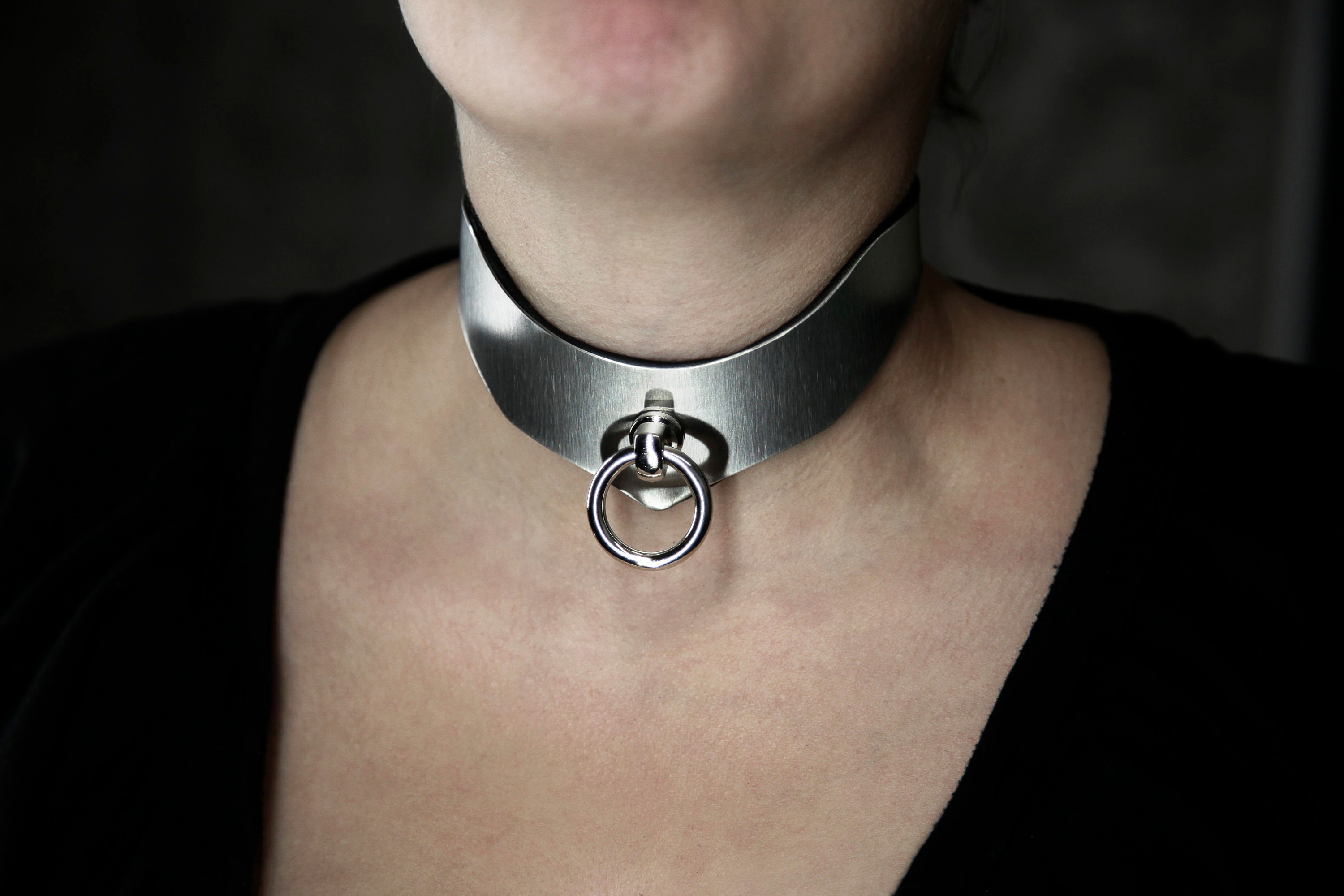 BDSM Collar Neck-corset Adjustable Choker Stainless Steel - Etsy Ireland