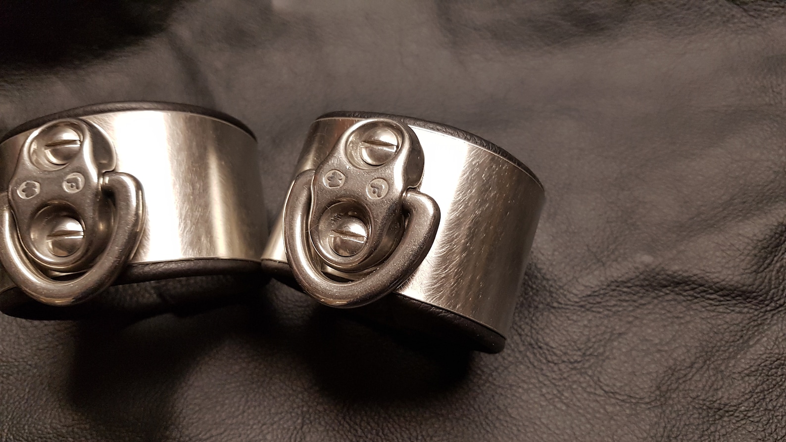 Handcuffs Wristcuffs Stainless Steel Massive Chains Custom | Etsy