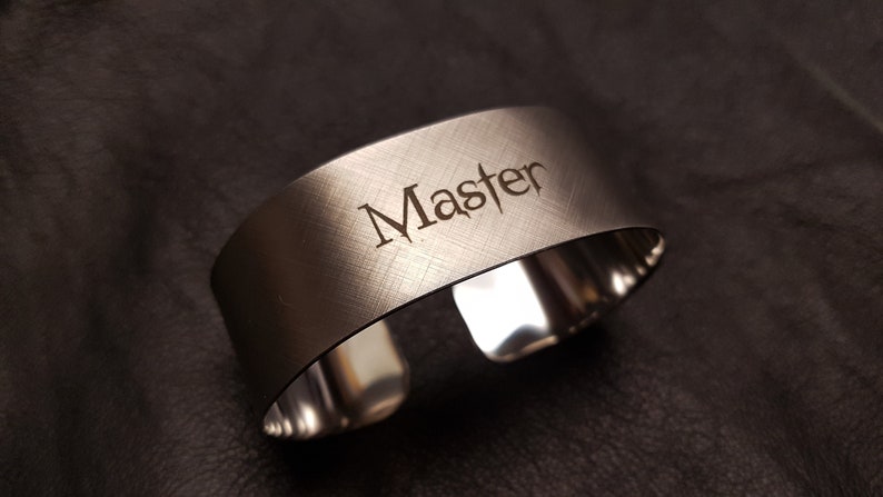 Bangle Stainless Steel Bracelet Jewelry Cuff BDSM Statement Submissive ...