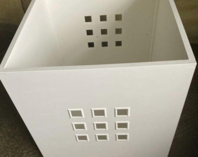 Ikea LEKMAN Storage Box, One Box, White Kallax Box, Plastic Kallax Box ...