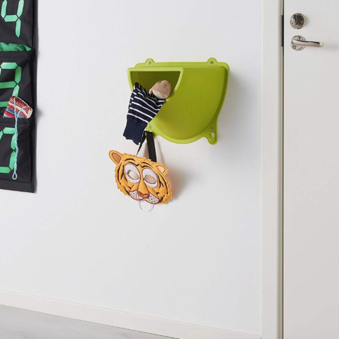 Ikea Krokig Cubby Wall Storage Green, Ikea Floating Wall Mount Storage ...