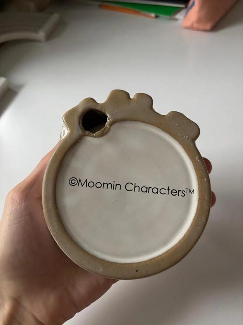 Moomin Characters Cream Beige Ceramic Candle Holder - Etsy