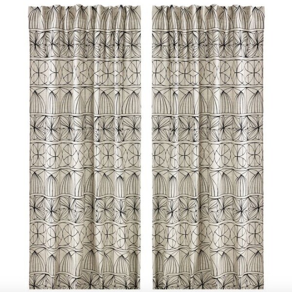 Geometric Curtains - Etsy