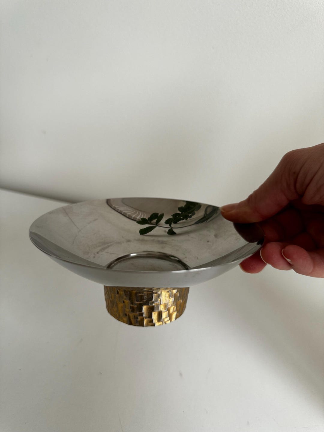 1970's Viners Stuart Devlin Design Stainless Steel Gold Coloured Gilt ...