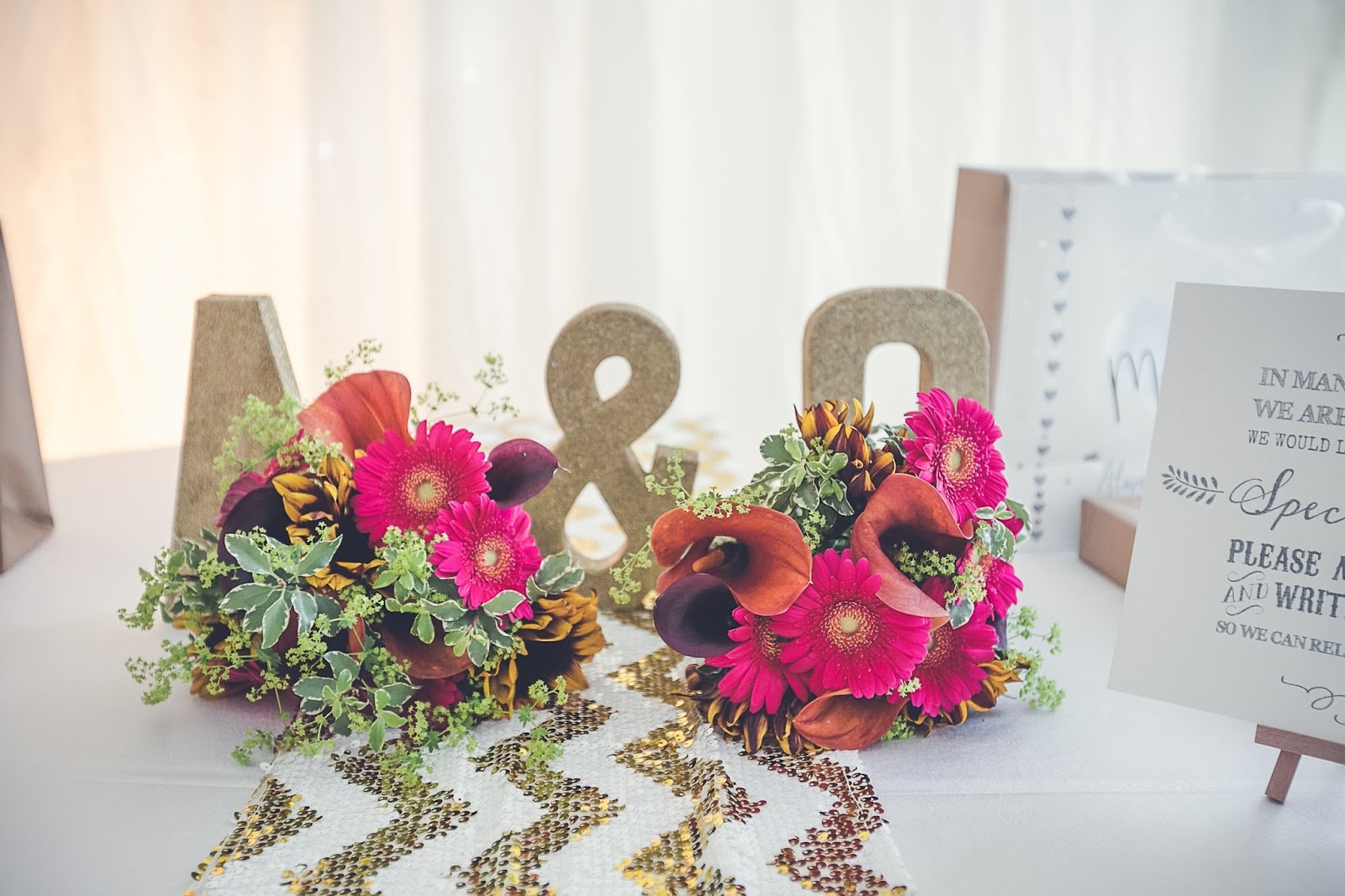 Gold / Brass Sequin Table Runners | Etsy UK