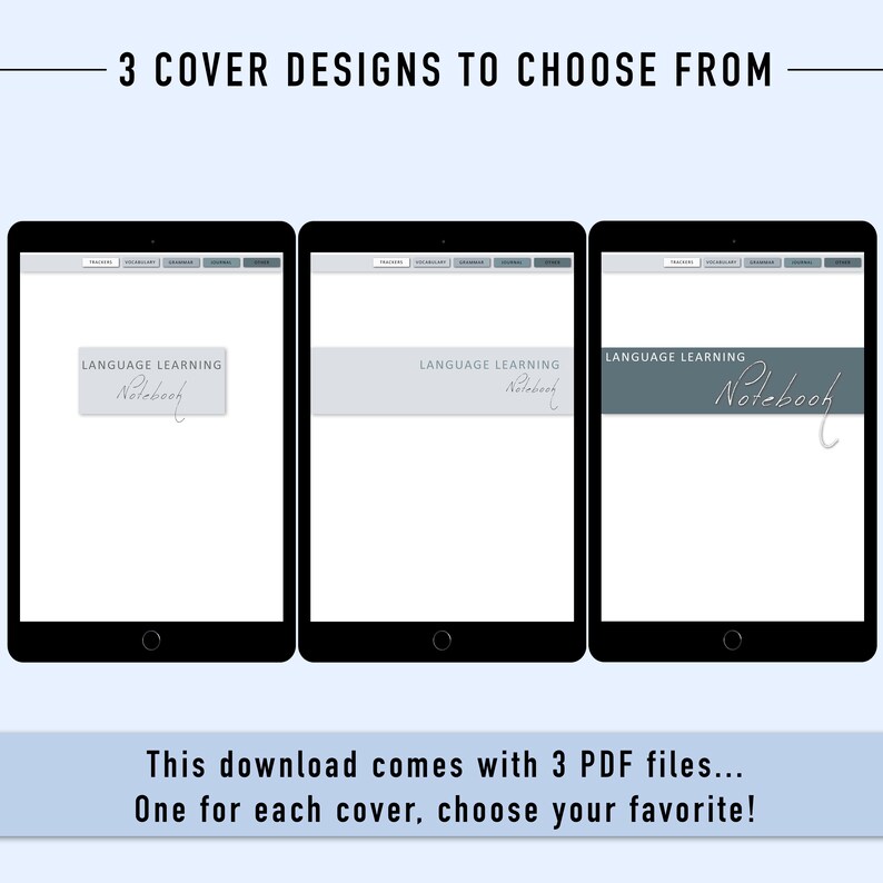 LANGUAGE LEARNING Digital Notebook Korean Study Planner Korean ...