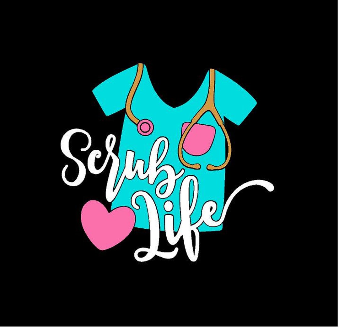 Scrub Life Decal - Etsy