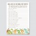 Dinosaur Baby Shower Printable How Well Do You Know the Mommy to Be ...