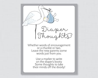 Diaper stork | Etsy