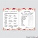 Pink Floral Baby Shower Games Package Seven Printable Games: - Etsy