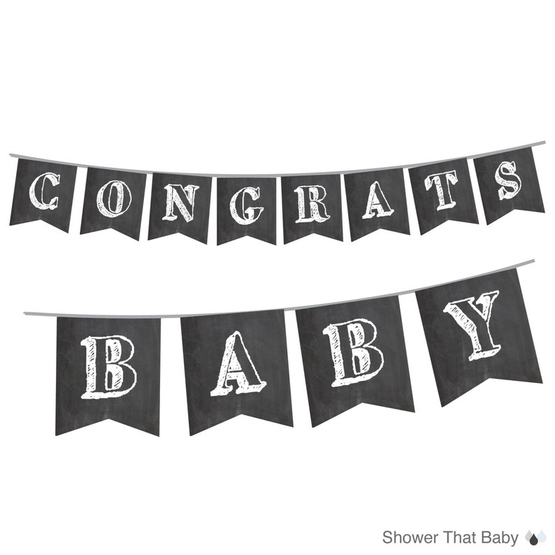 Chalkboard Banner With ALL Letters and Numbers Printable - Etsy