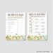 Dinosaur Baby Shower Games Package - 7 Printable Games: Bingo, Price is ...