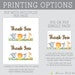 EDITABLE Safari Thank You Postcards - Printable Thank You Postcard ...