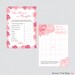 Baby Shower Games Package in Pink Watercolor Flower Peonies- Six ...