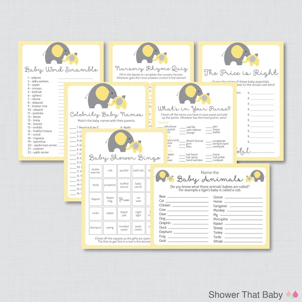 Elephant Baby Shower - Etsy