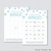Winter Baby Shower Bingo Cards Printable Prefilled Bingo - Etsy
